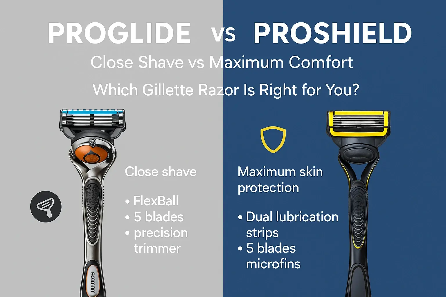 Gillette ProGlide vs ProShield (2026): Which is Actually Better?